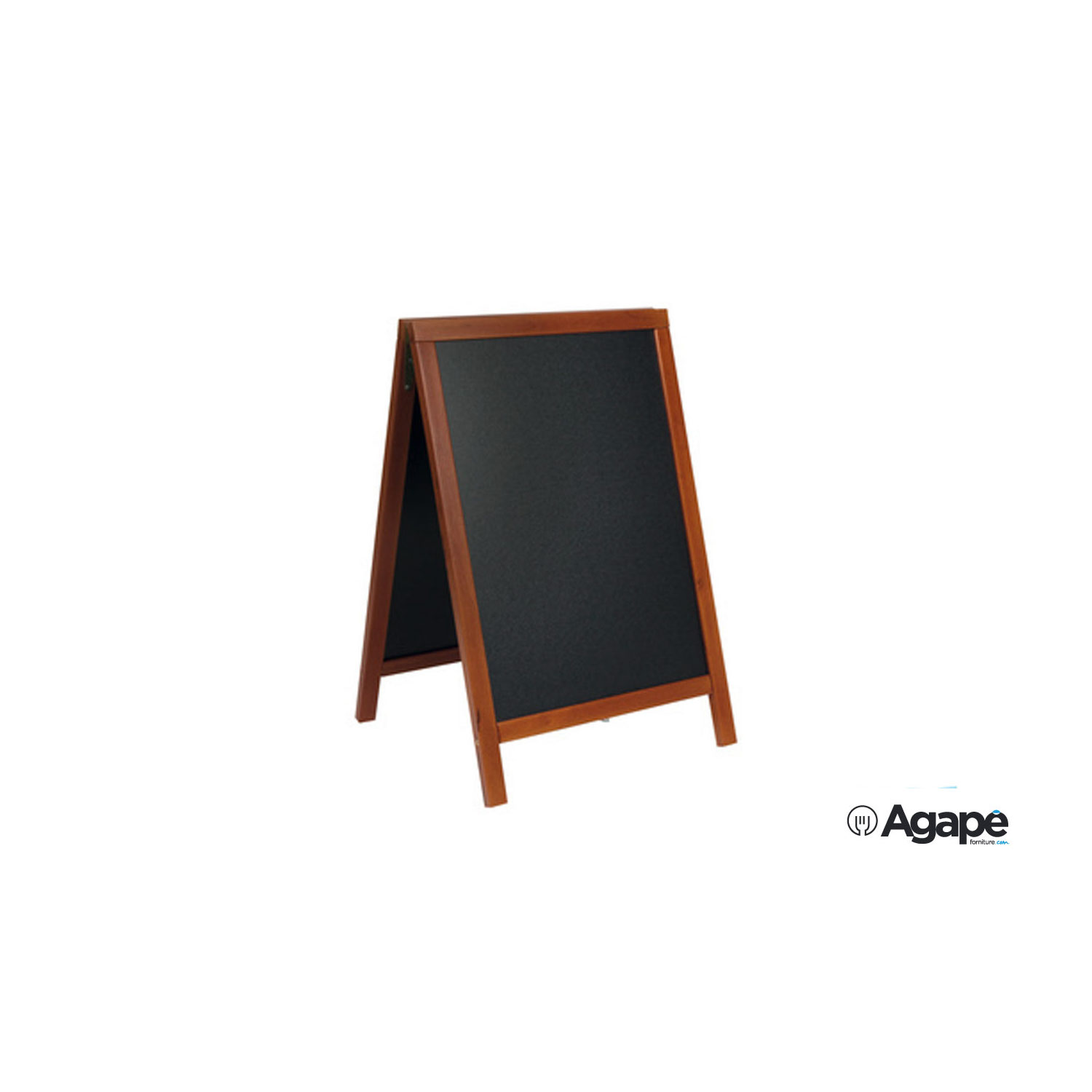 Deluxe - Lavagna Da Terra Doppia Cornice Color Mogano, Area Lavagna Cm ...